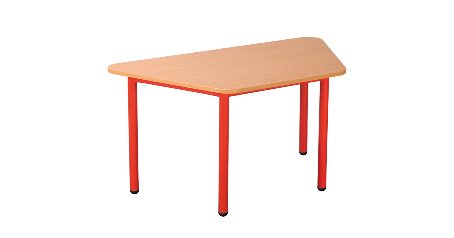 AXMTR Mese trapéz asztal fém vázzal, laminált tetőlappal - CSŐVÁZAS ...